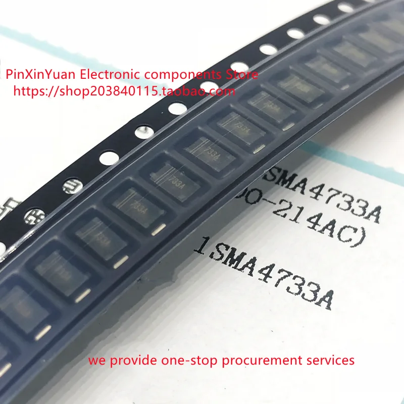 1SMA4733A 733A diodo zener SMA DO-214AC original, nuevo, lote de 20 unidades, en stock