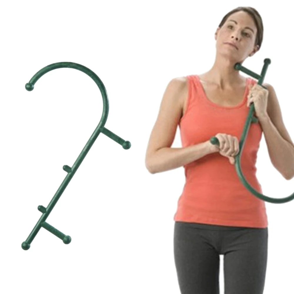 New Thera Cane Back Hook Massager Neck Self Muscle Pressure Stick Tool ...