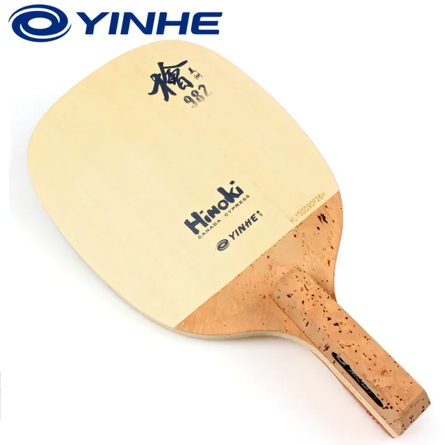 YINHE 982 HINOKI (1 Ply SOLID Hinoki) YINHE Table Tennis Blade / Racket ...