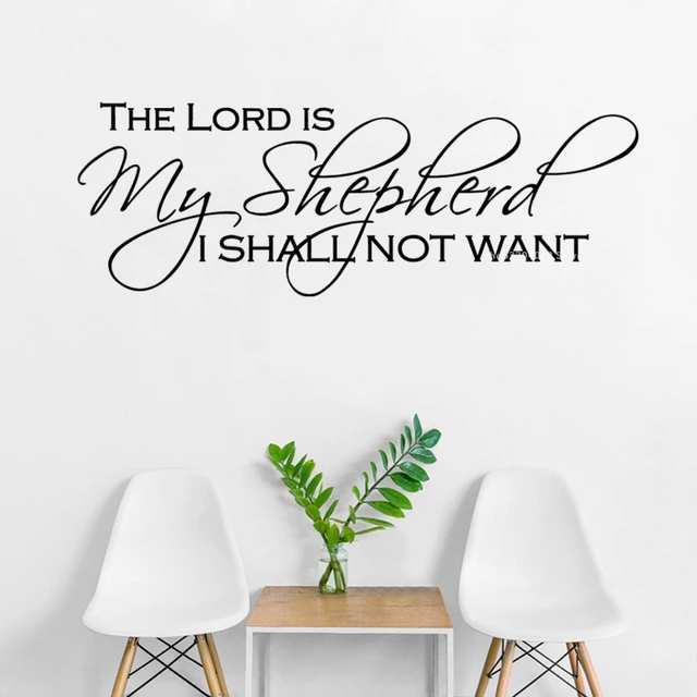The Lord Is My Shepherd I Shall Not Want Wallpaper