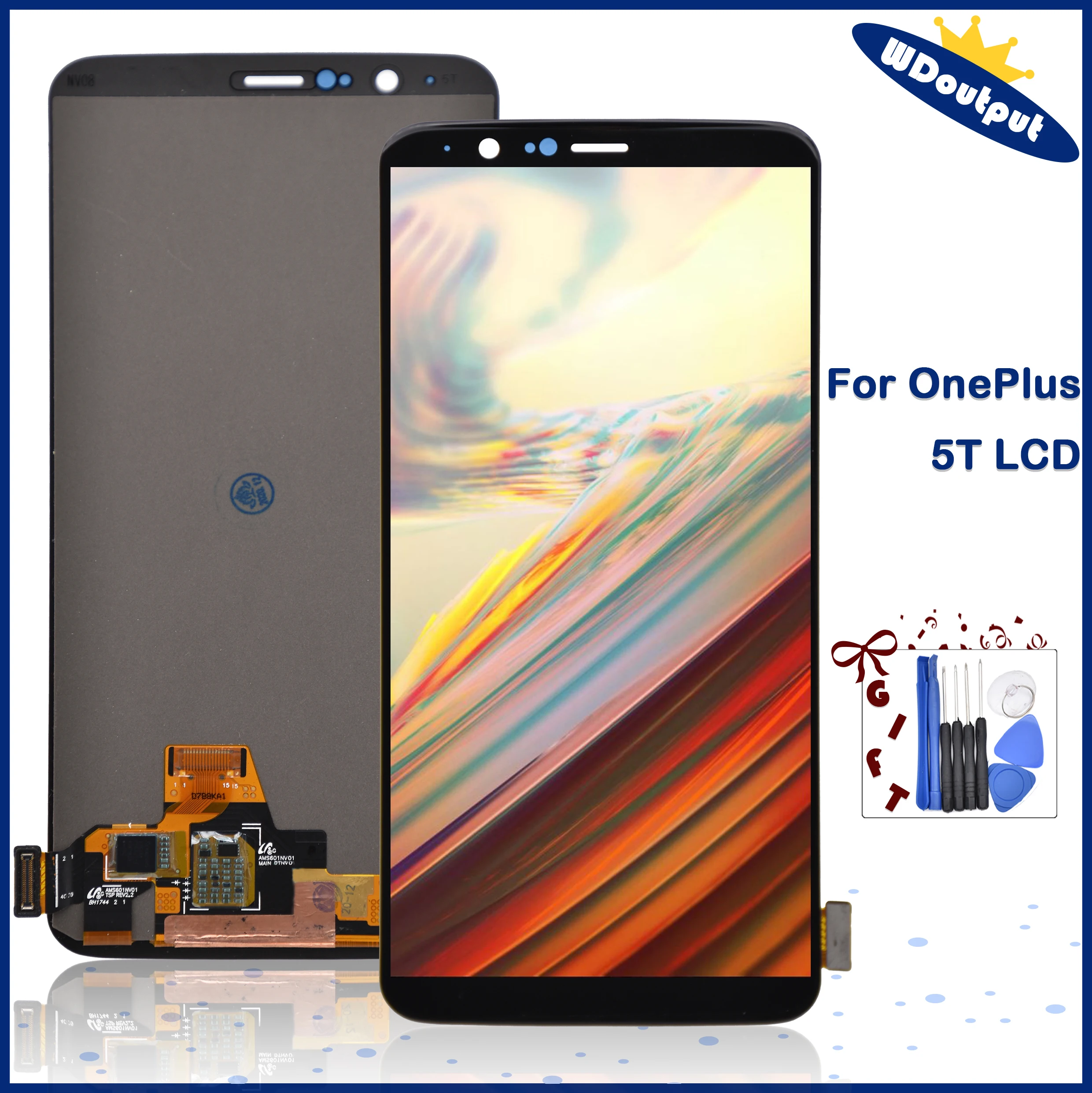 6.0" OLED / Original AMOLED 6.01" For Oneplus 5T LCD Display Touch ...