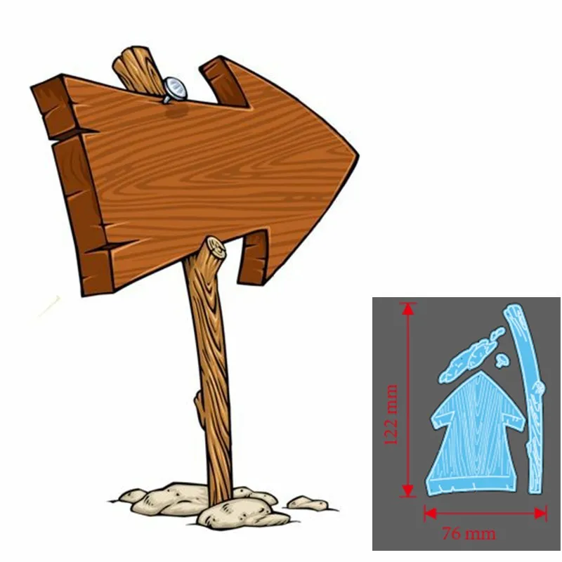 Metal-Cutting-Dies-Street-sign-DIY-Scrapbooking-Paper-Cards-Decorative ...