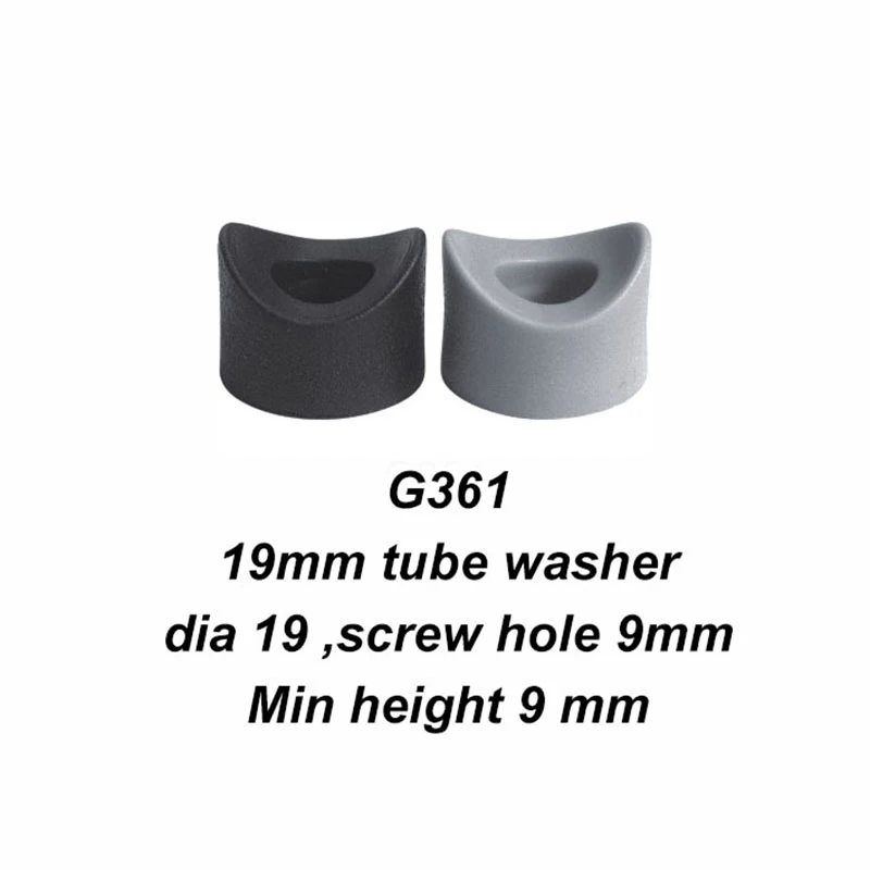 12 14 16 19 22 25mm round tube pad saddle washer pipe basement black ...