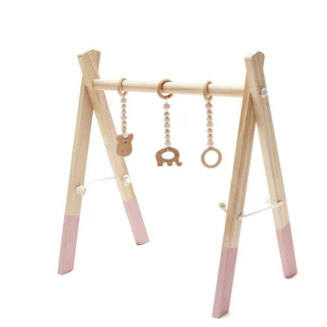 Nordic Baby Play Gym Wood Activity Sensory Develop Wooden Play Game ...