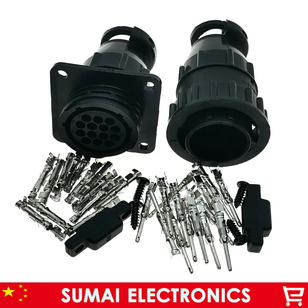 14 Pin Amp/te 206044-1/182655-1 Auto Sensor Plug Connector For Smema ...