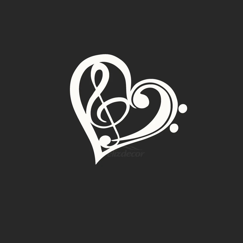 Car Sticker Music Notes Car Sticker Body Sticker Window Sticker Quality ...