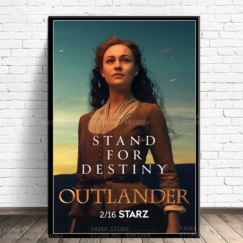 J091 Outlander Hot Tv Series Show Wall Art Canvas Painting Poster For ...