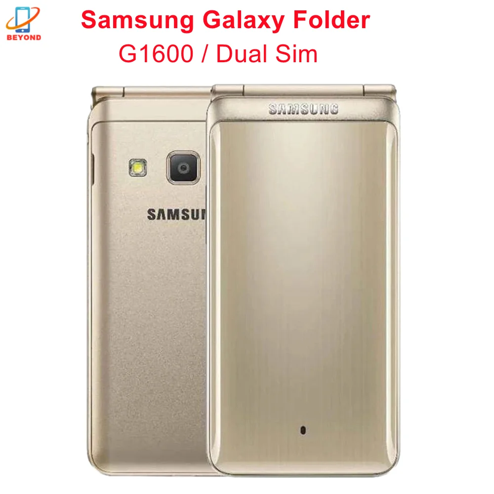 Samsung Galaxy Folder G1600 Dual Sim 1.5GB RAM 8GB ROM Quad Core 8MP 3. ...