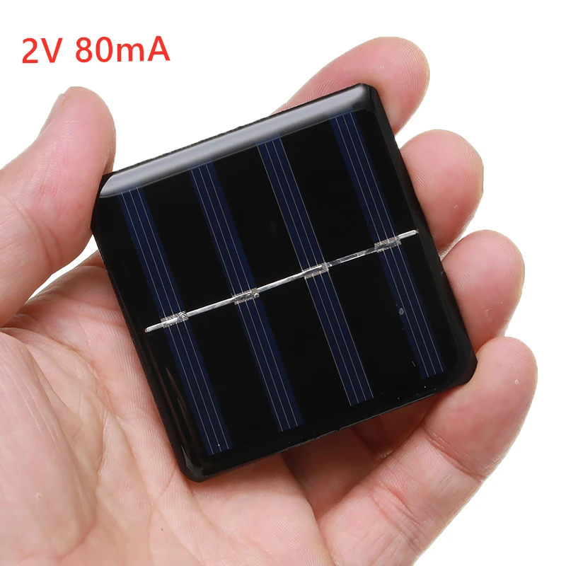 6 Type Solar Panel 6V 2W 0.35A/ 5.5V 50mA Solar Power DIY Mini ...