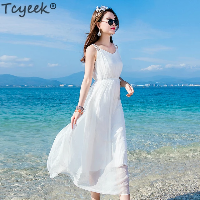 White Beach Party Dress
