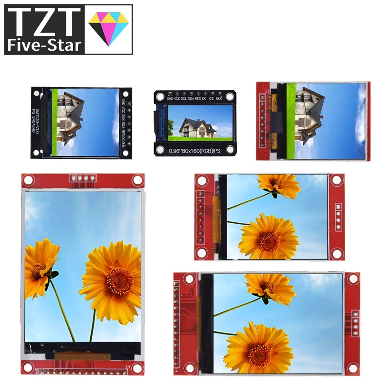 TFT Display 0.96/1.3/1.44/1.8/2.4/2.8/3.5 Inch TFT Full Color Screen ...