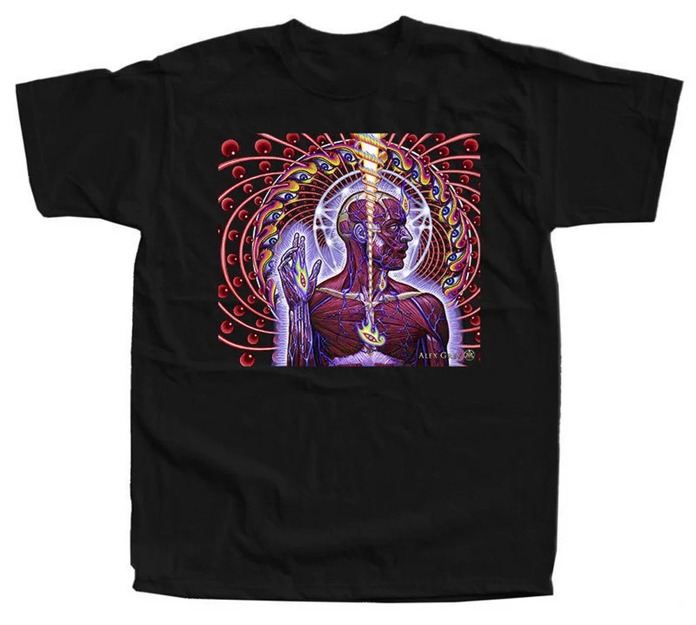 Tool Lateralus, Album Cover, DTG T Shirt BLACK All Sizes S 5XL Cotton ...