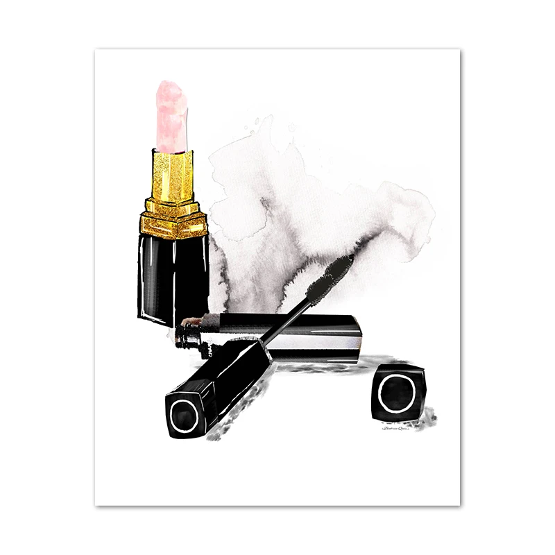 Chanel Lipstick Illustration