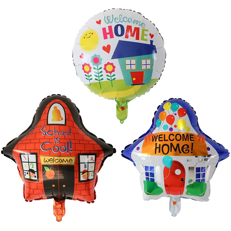 5pcs/Lot Round Welcome Home Foil Balloons Air Globos for Welcome Back ...