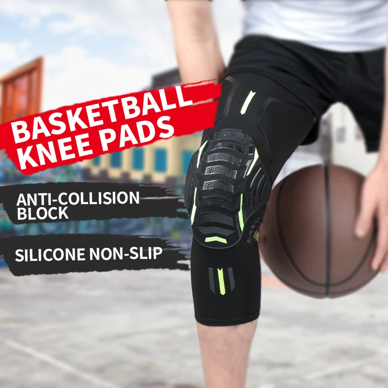 1 Piece Basketball Kneepads Elastic Foam Volleyball Knee Pad Protector ...