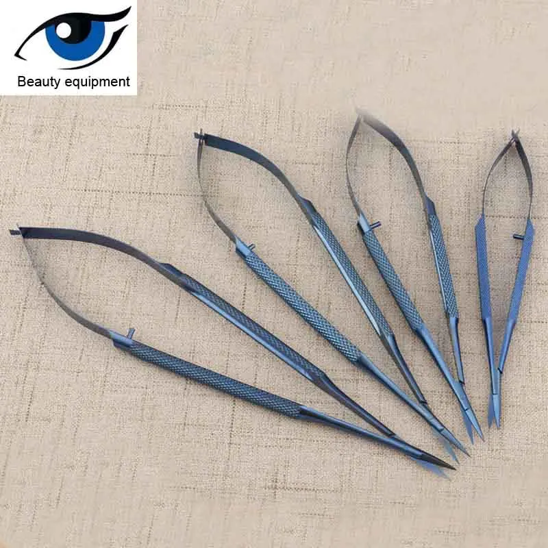 Ophthalmology microsurgery round handle ophthalmic scissors corneal ...
