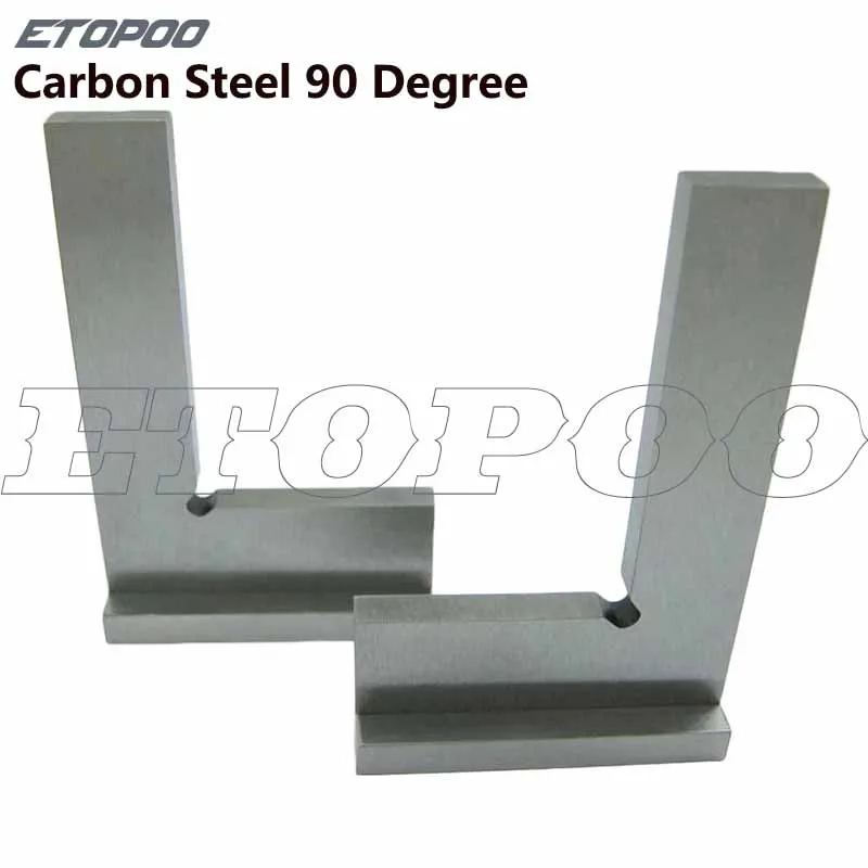 1pcs Grade Hardened High Carbon Steel 90 Degree Flat Edge Square With ...