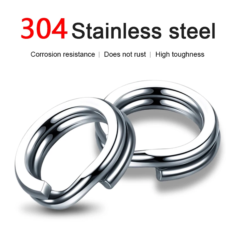 100Pcs-Fishing-Rings-Stainless-Steel-Split-Rings-High-Quality ...