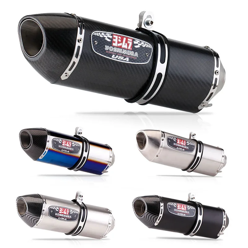 Motorcycle Muffler Carbon Yoshimura | Exhaust Muffler Yoshimura - Universal - Aliexpress