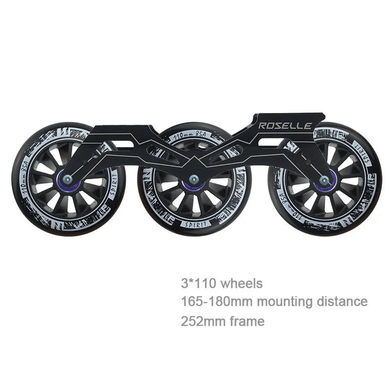 Roselle-Bases-de-patines-3x110mm-85A-252mm-chasis-de-igual-distancia ...