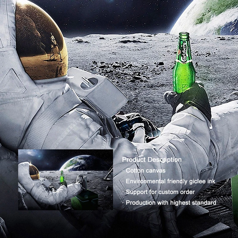 Astronaut Chilling On The Moon