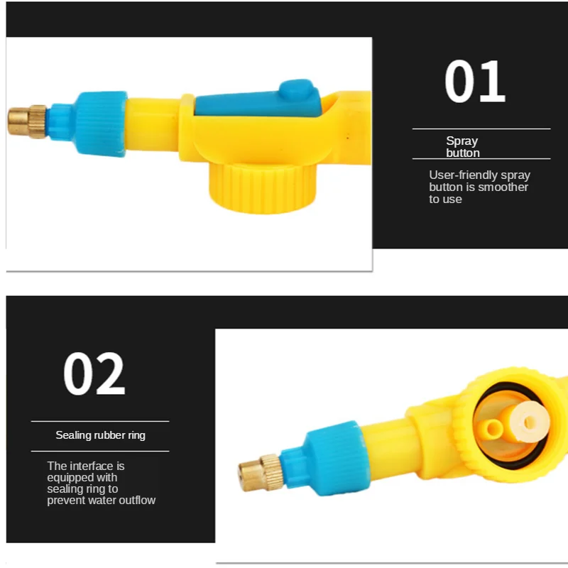 Small Water Mister Pump Cola Bottle Interface Water Gun High Pressure ...