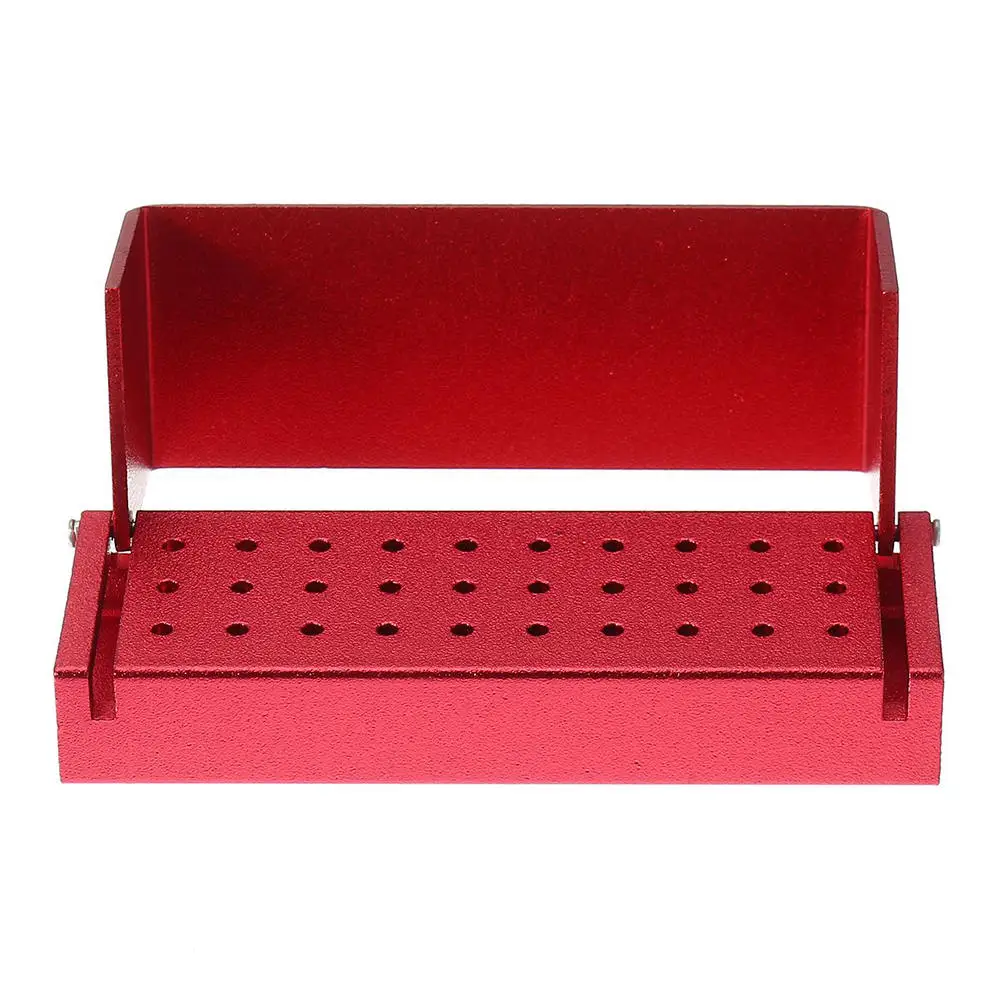 Oral Instrument Box 30 Hole Aluminum Alloy Dental Needle Holdermetal ...