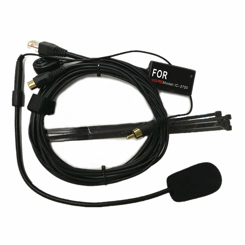 Hands-free Speaker Microphone Mic For Icom Ic Series Ic-208 Ic-2720h Ic ...