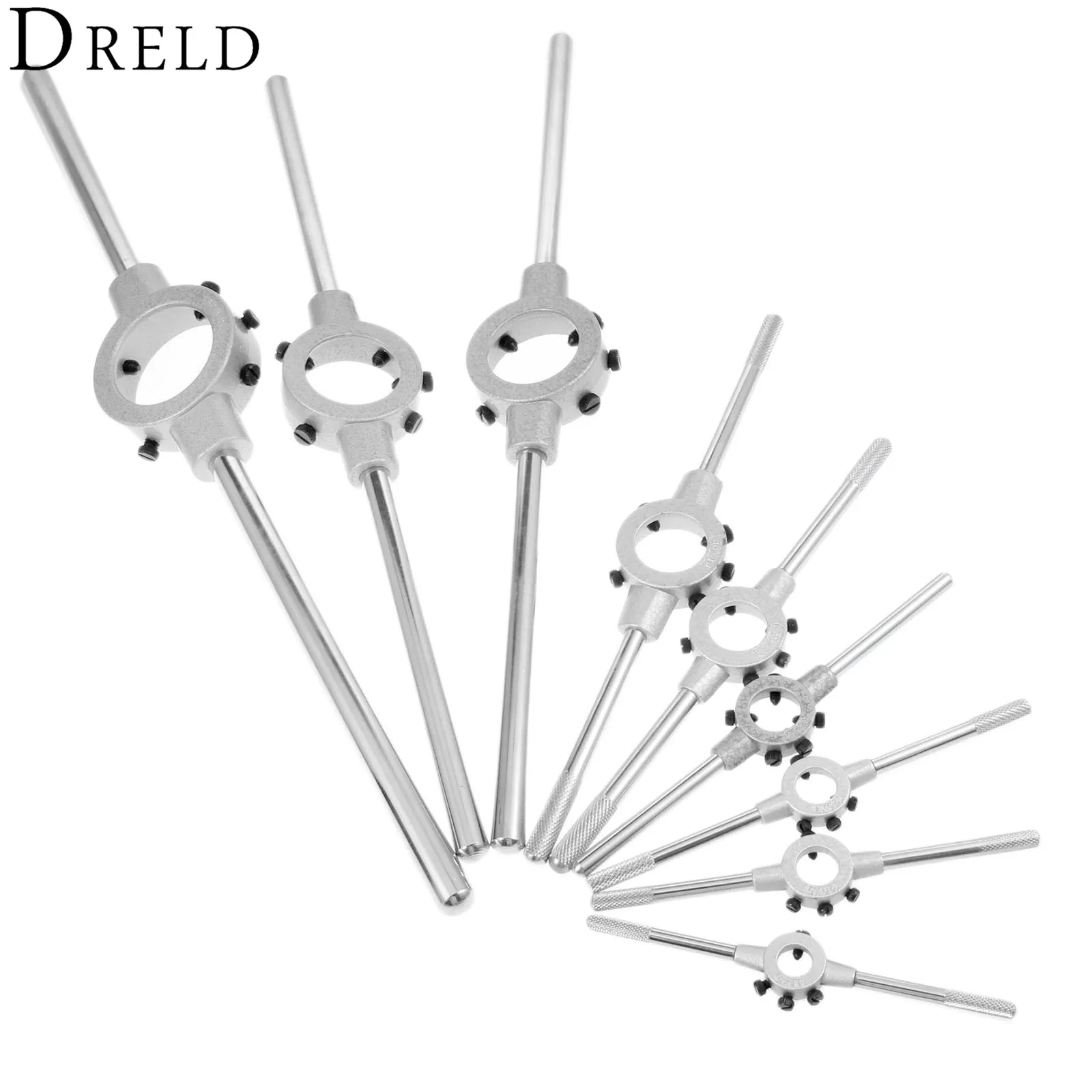 DRELD Multi-Size Die Wrench Steel General Die Handle Wrench for M1-M2.6 ...