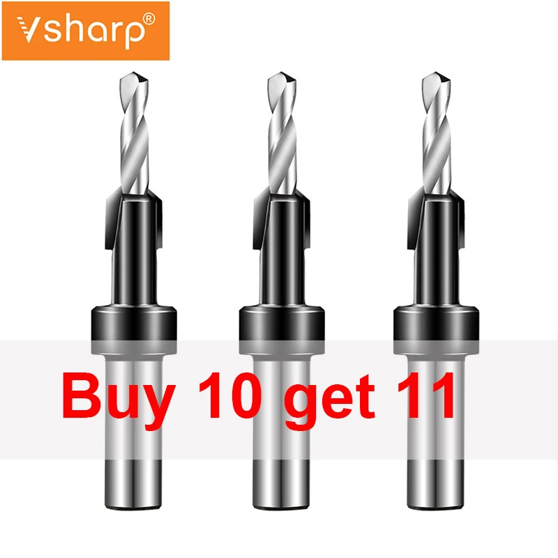 Dia.6-14mm Countersink Drill Woodworking Drill Bit Drilling Pilot Holes ...