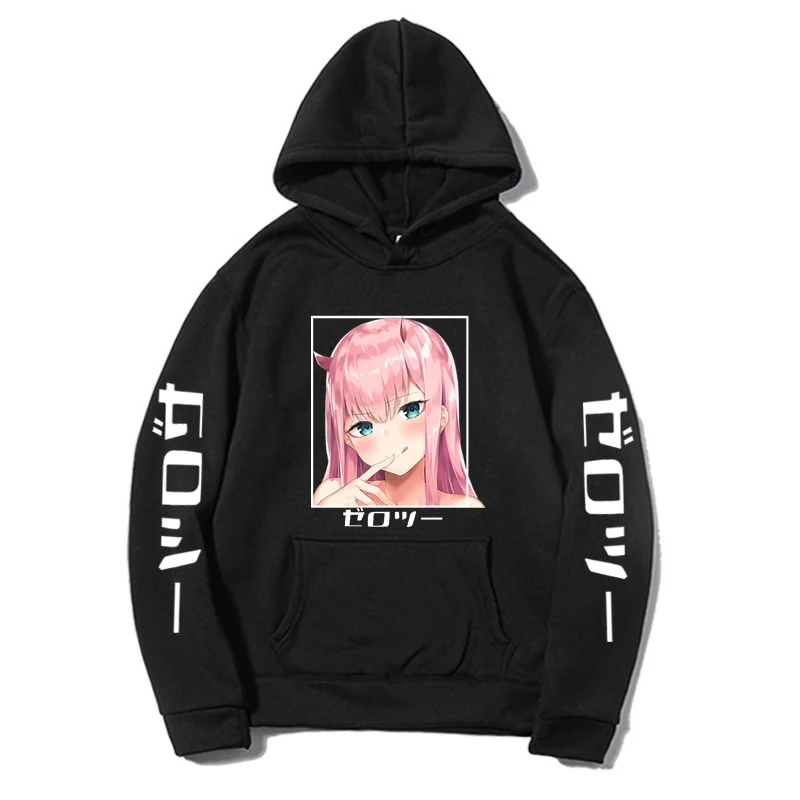 Darling In The Franxx Hoodie Men Women Hip Hop Japanese Anime Zero Two ...