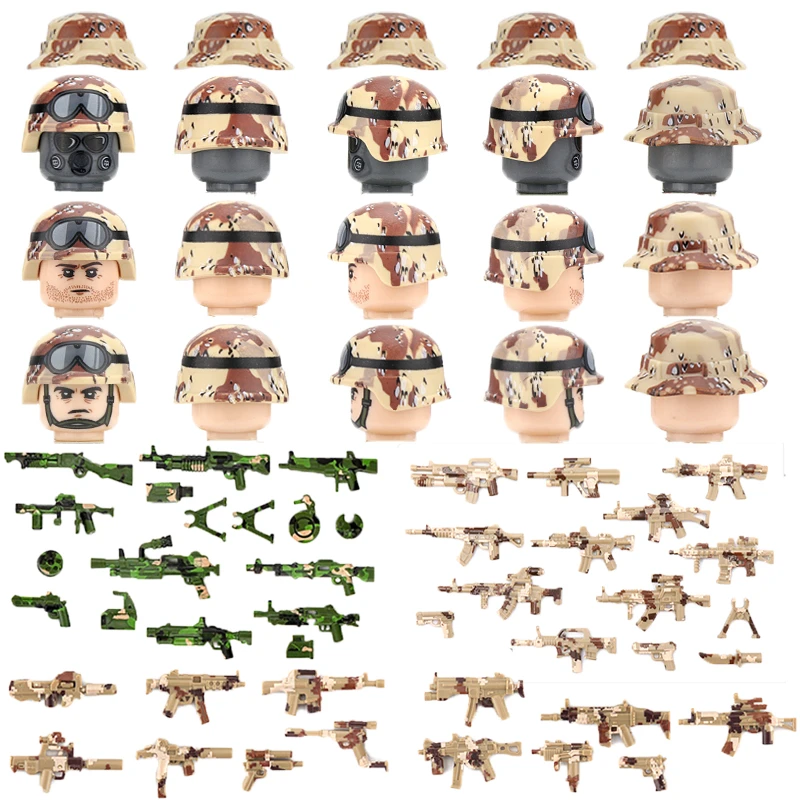 5/10pcs Wwii Us Military Building Blocks Special Forces Figures Army ...