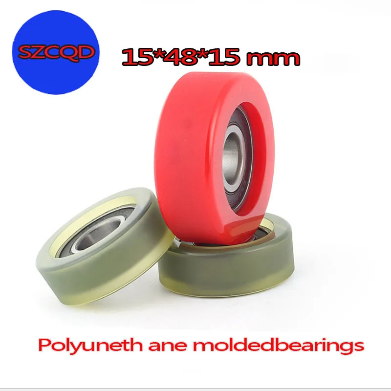 2pcs-postal-coated-bearings-of-various-sizes-wear-resistant-silent-PU ...
