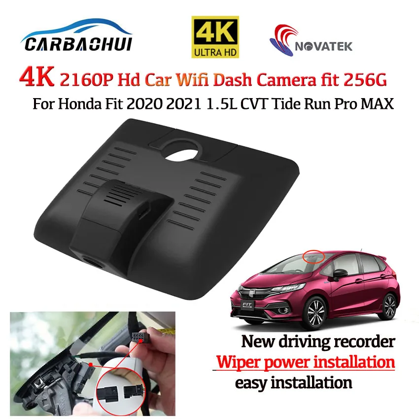HD 4K 2160P Easy to install car DVR WIFI driving recorder Video Camera ...