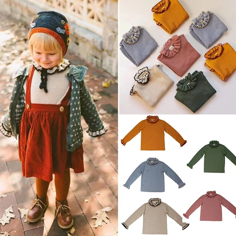 New Winter Kalinka Kids Clothes Girls Sweater Baby Bloom Neck Fashion ...