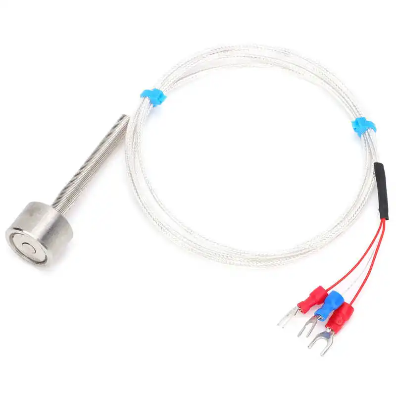 Pt100 Magnetic Temperature Sensor Durable Adsorption Thermistor -60 To ...