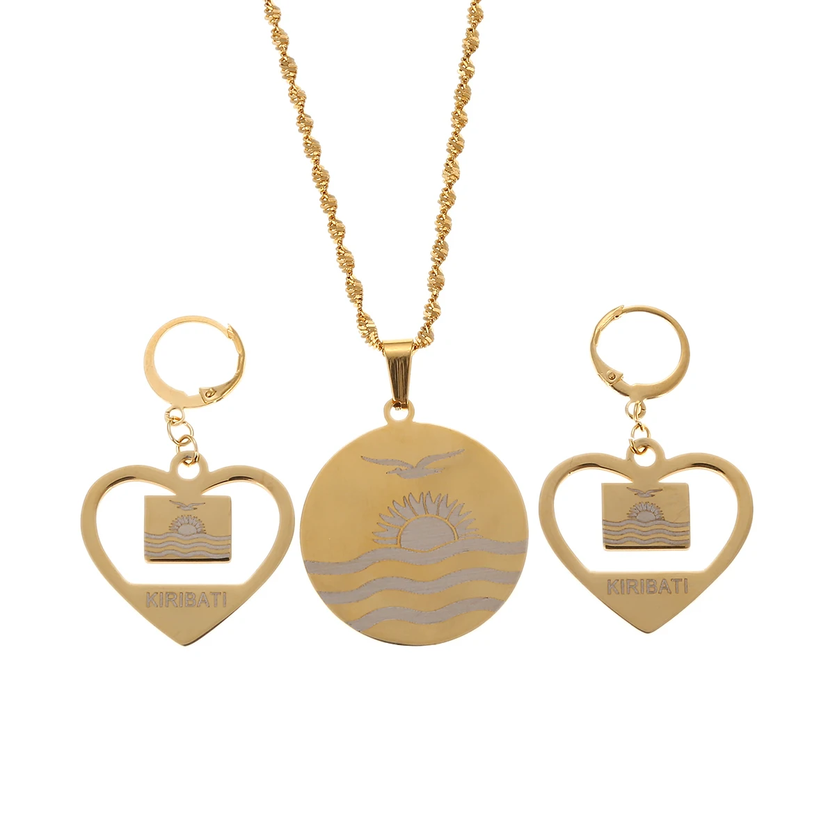 Stainless-Steel-Kiribati-Styles-Earrings-Pendant-Necklaces-For-Women ...