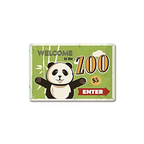 Welcome To The Zoo Sign