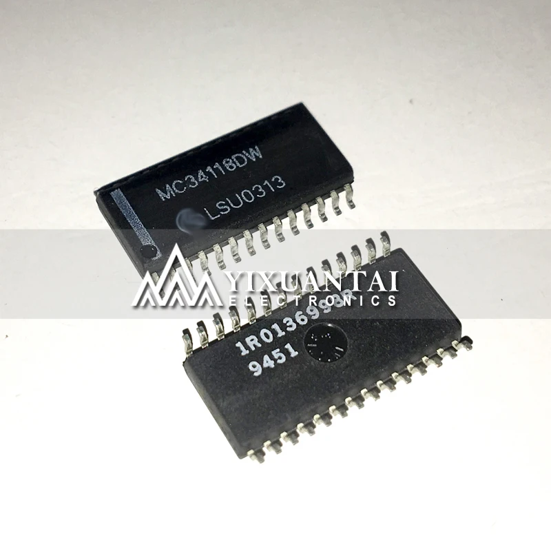 10 개/몫 50 개/몫 100 개/몫 무료 배송 100% 원래 MC34118DW MC34118 34118 SOP28|릴레이 ...