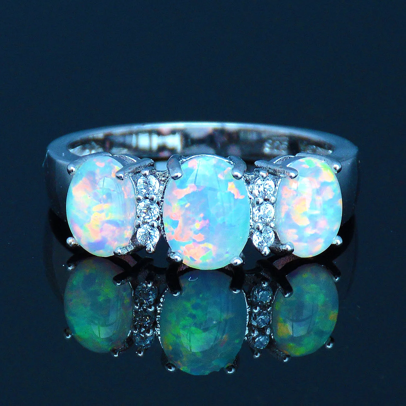 Promotion-Charming-3-Stone-White-Opal-Wedding-Engagement-Ring-Jewelry ...