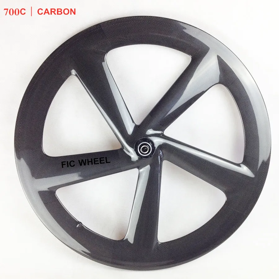 Carbon Five Spoke Wheel 65mm depth 20.5mm wide factory sales 3K UD 12K ...