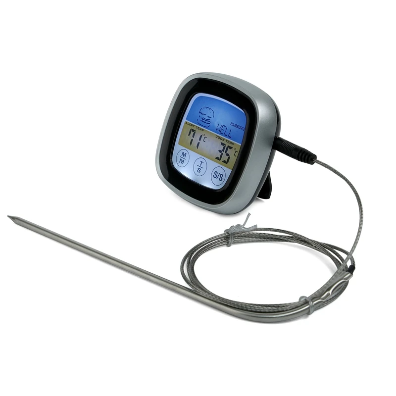 Беспроводной термометр для мяса, цифровой сенсорный градусник для ...