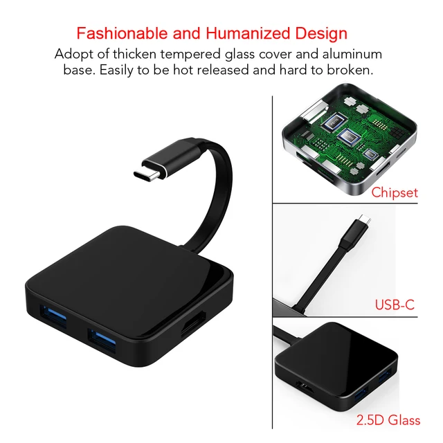 dex station hub usb c full hd 4k dispaly usb 3.0 usb type c adapter for ...