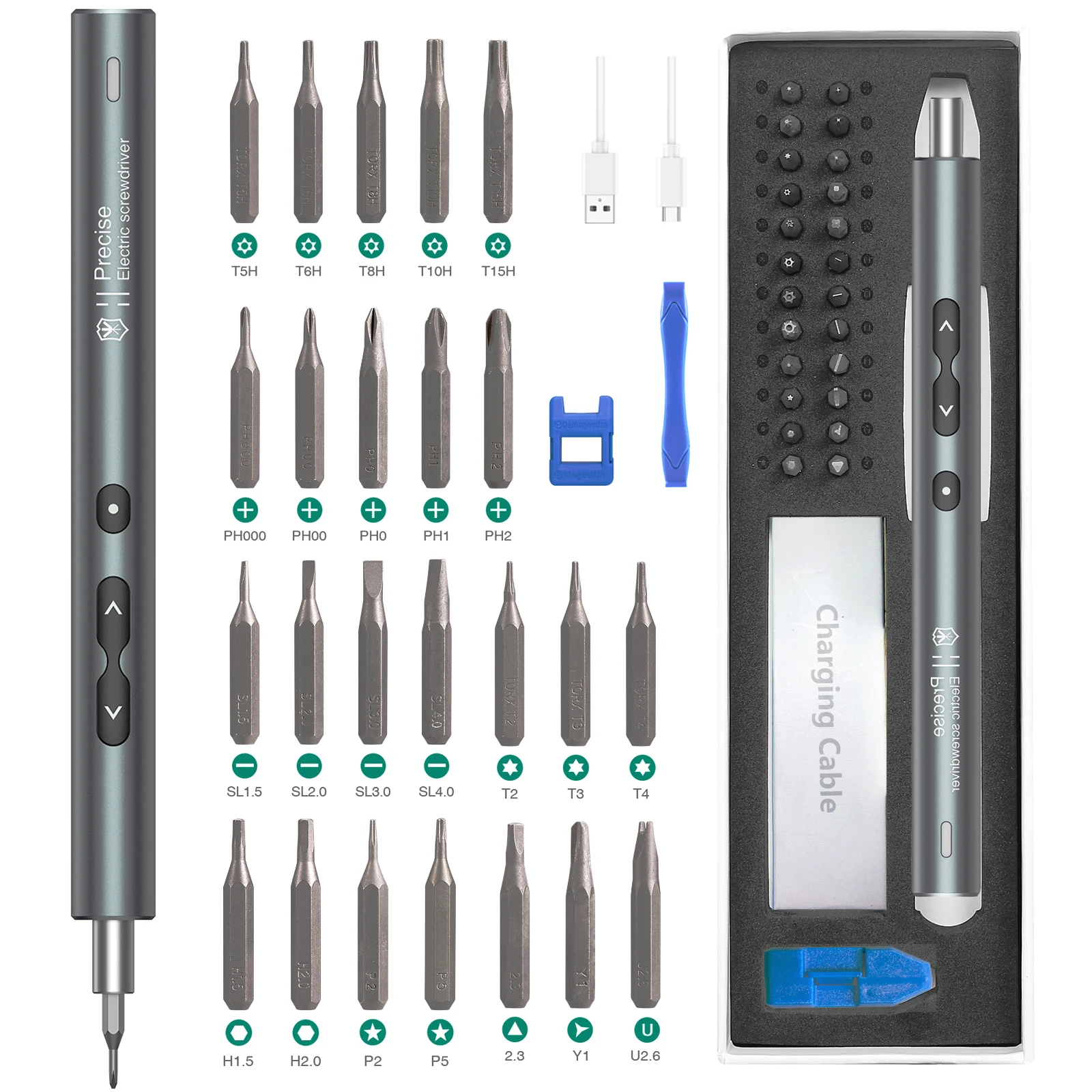 28 In 1 Precision Screwdriver Set For Phone Laptop Magnetic ...