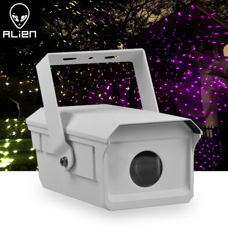 ALIEN-2W-Outdoor-Waterproof-Starry-Sky-Star-White-Laser-Light-Projector ...