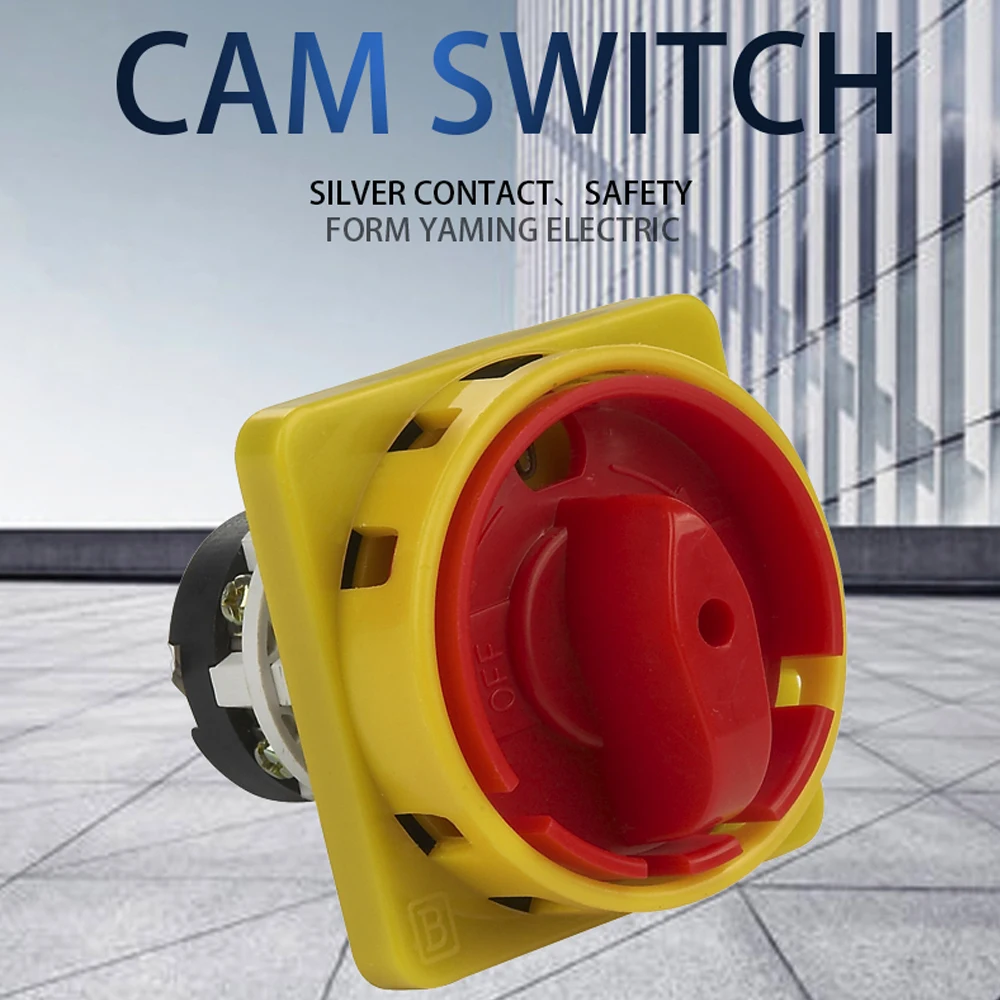 manual transfer switch 20A 2 poles 2 position padlock change over ...