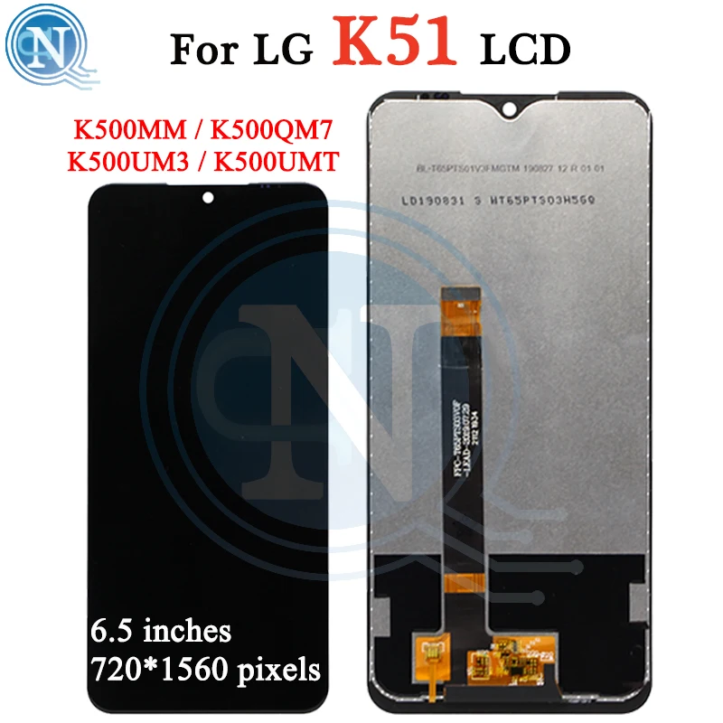 Pantalla LCD de 6,5 "para LG K51 Q51, montaje de repuesto de ...