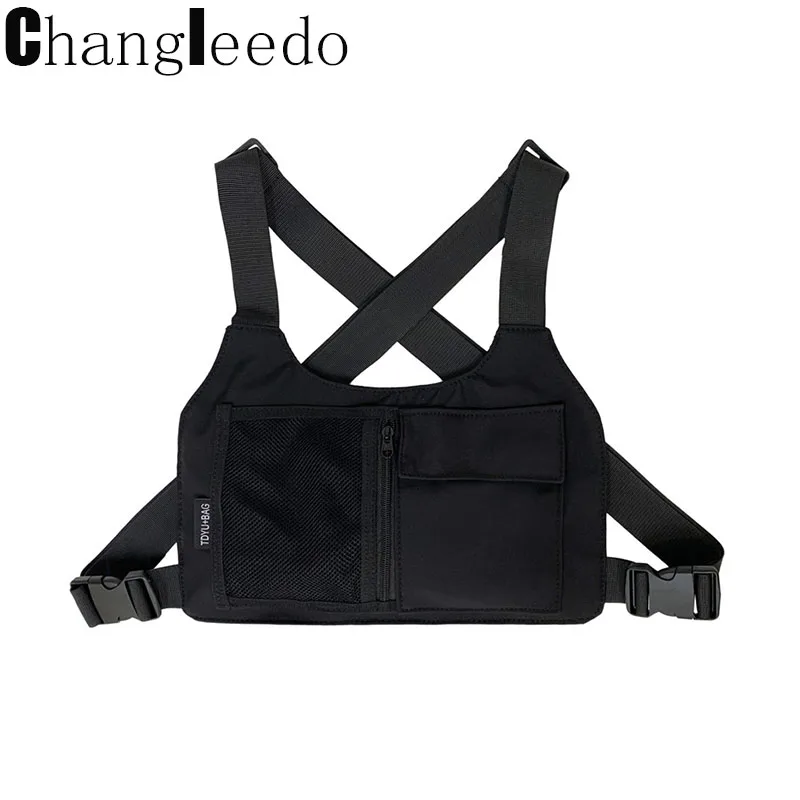 Functional Chest Bags For Men Street Boy Hip-hop Tactical Vest Bag ...