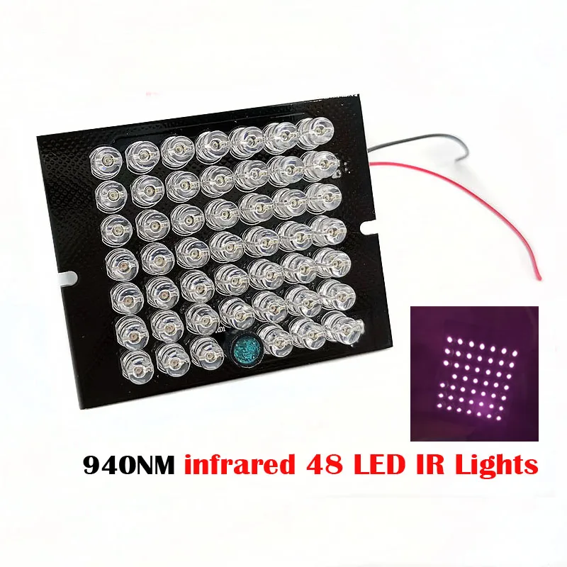 New Invisible Illuminator 940nm Infrared 60 Degree Dc12v 48 Led Ir ...