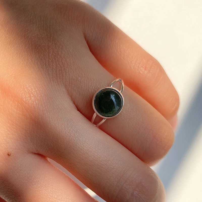 Bagues de mariage Boho en pierre naturelle pour femmes, faites à la ...